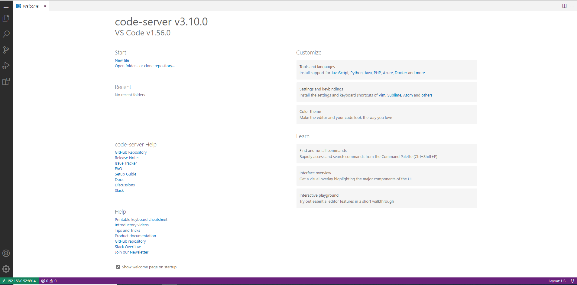 Installing Code Server on Ubuntu 20.04